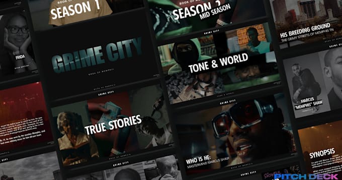 Design film pitch deck for tv shows, screenplay, movie pitch deck by ...