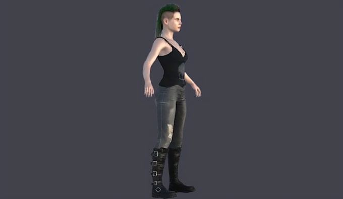 Port 3d metahuman model,retopology,prb texture,ue5rig,dayz game ...