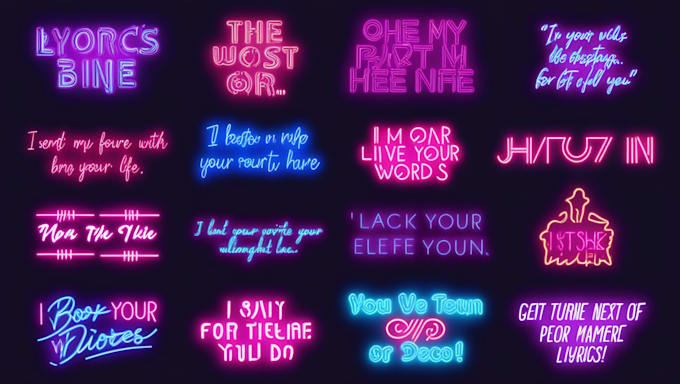Make stunning custom lyrics videos for your music by Johnnice12 | Fiverr