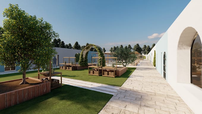 Render the 3d model of your architecture project by Lina_arf | Fiverr