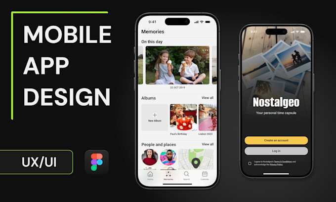 Design custom ui ux for your mobile app in figma by Mbelandx | Fiverr