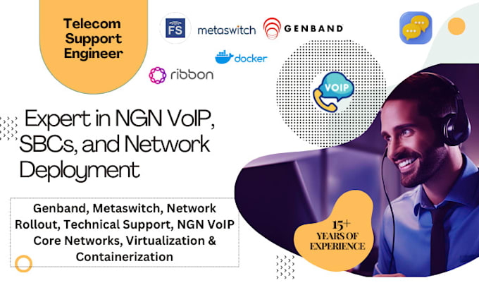 Provide expert telecom support for ngn, voip, genband, metaswitch, and sbc by Yasir_bitcraft ...