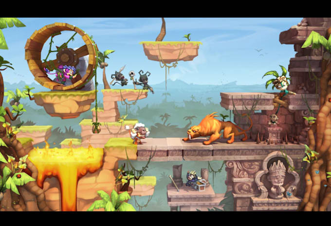 Do 2d mobile game 2d unity game 2d android game ui design 2d fighting ...