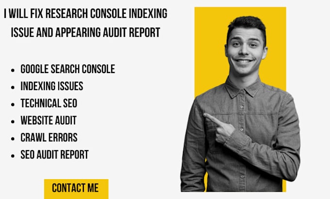 Fix research console indexing issue and appearing audit report by Rolandbrick | Fiverr