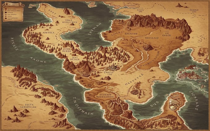 Make fantasy maps of world, region for your rpg game by Calleeming | Fiverr