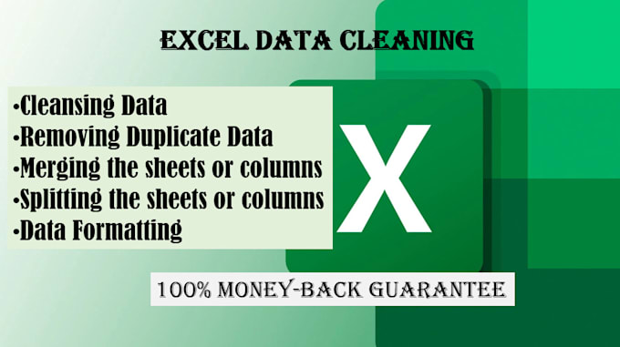 Clean organize and rearrange your excel and csv data for you by Sadia_amber | Fiverr