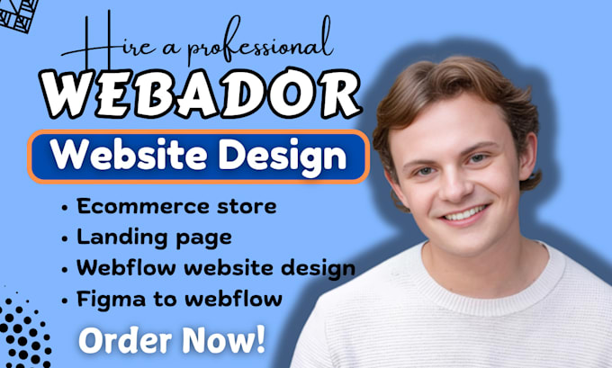 Redesign webador website landing page ecommerce redesign webflow ...