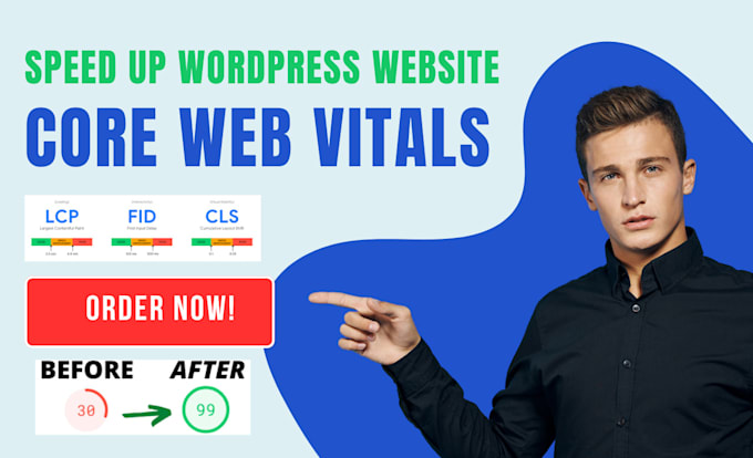 Fix core web vitals for google page speed insights, gtmetrix by M_shahbaz3 | Fiverr