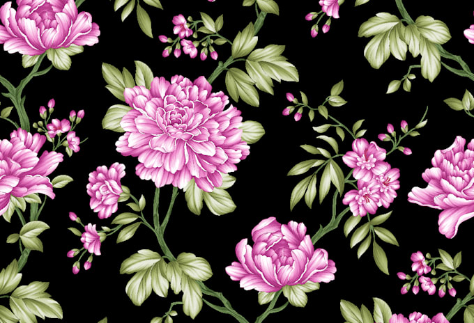 Design fabric seamless pattern by Qamarattari | Fiverr