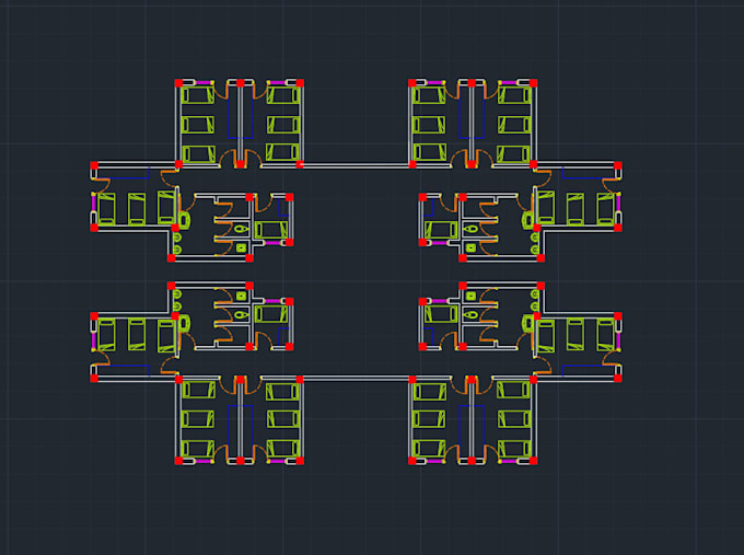 Design an impressive autocad plan by given data by A_s_rawat | Fiverr