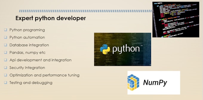 Develop custom python programming for web automation and ml by Hammad_farooque | Fiverr