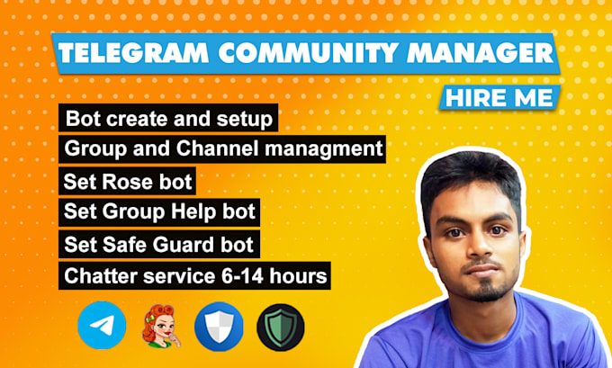 Be your telegram community manager by Zishi0330 | Fiverr