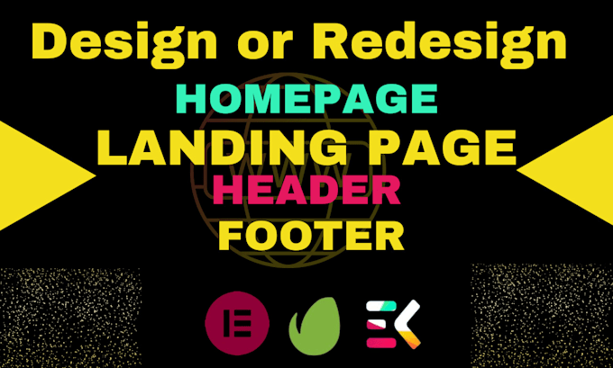 Redesign stunning wordpress homepage, landing page, header, footer by Innovator_here | Fiverr