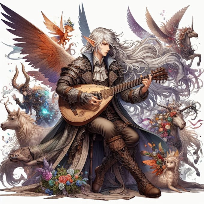 Make dnd character art and dnd character art by Tasiedcvsd | Fiverr