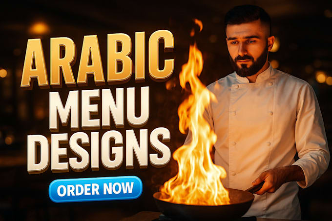 Create a custom arabic menu for restaurants cafes and events by ...