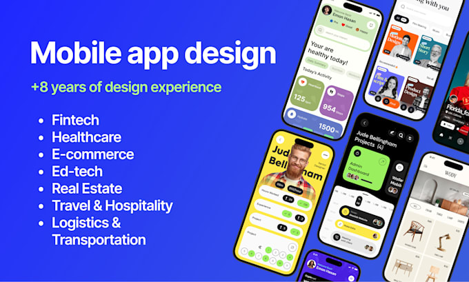 Design modern mobile app ui ux in figma by Flowuxdesigns | Fiverr