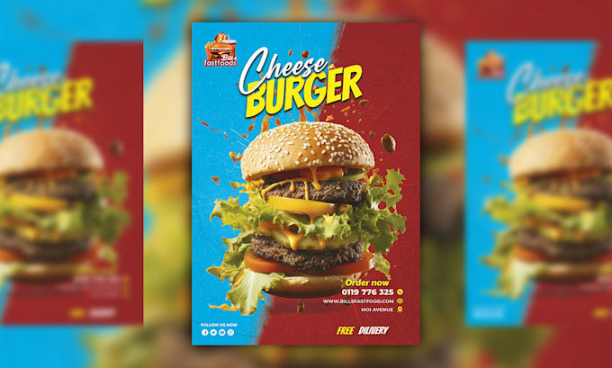 Design attractive food flyers and posters by Macben2 | Fiverr