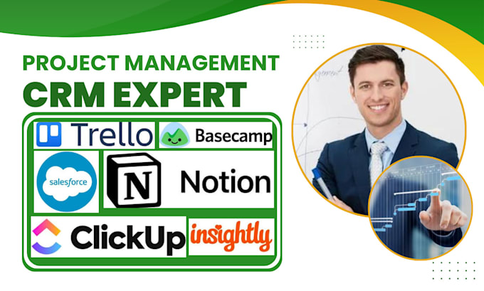 Setup Basecamp Trello Asana Salesforce Monday Clickup Notion Project