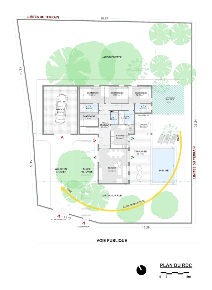 Design and draw your future home architecture plans by Inesatamer | Fiverr