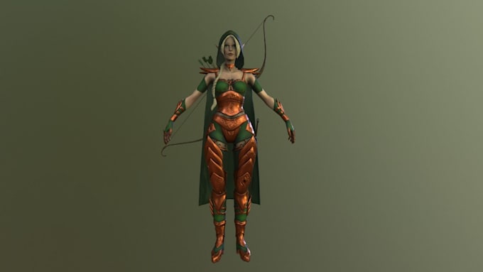 Craft stylized 3d character model,3d game character model,animaze model ...