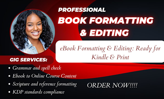 Do book formatting, book editing, and proofreading services by ...