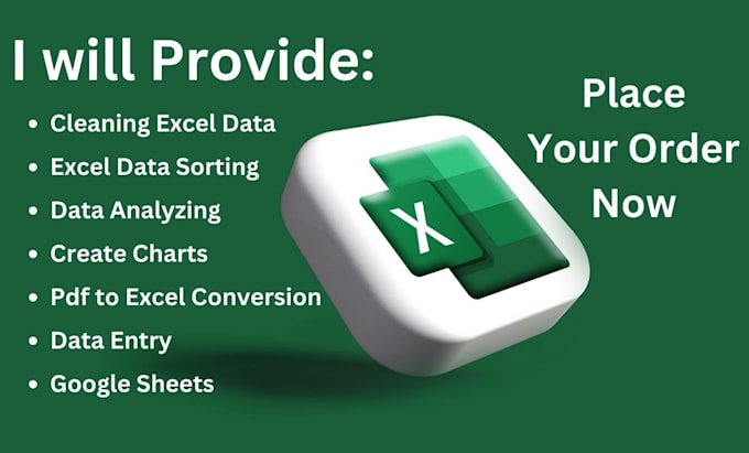 Do excel data sorting, analyzing, and formula and functions by ...