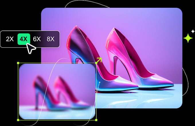 High quality image upscaling for enhanced clarity and detail by ...