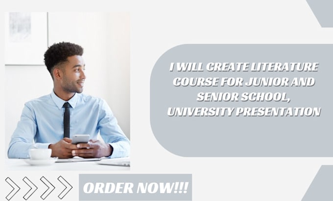 Create literature course for junior and senior school, university ...