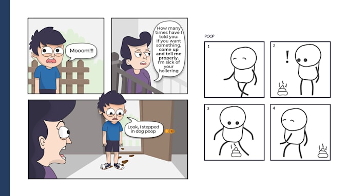 Make a simple comics for you by Insanenasyira | Fiverr