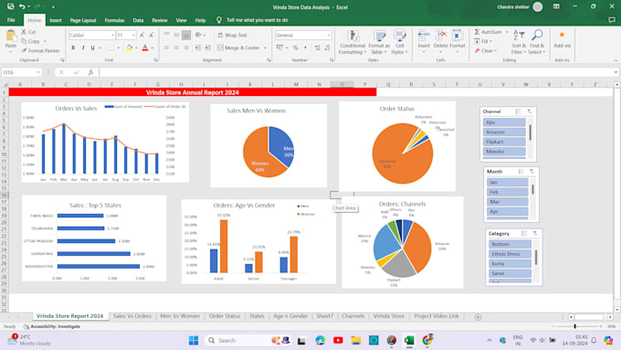 Solve excel work, insight data and making dashboard by Imskr_ss | Fiverr
