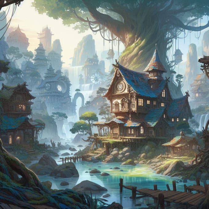 Develop environment concept art by Iorinsdvsd | Fiverr