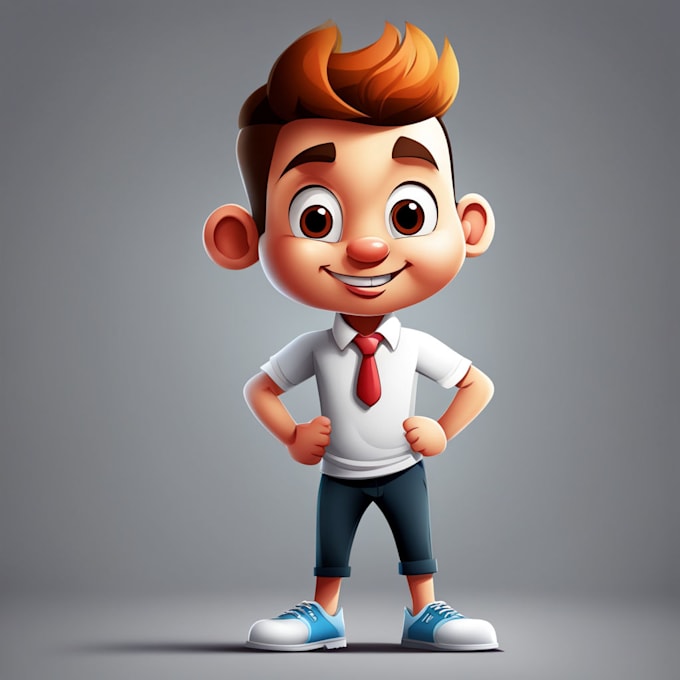 Design custom cartoon character, mascot by Jiranireen | Fiverr