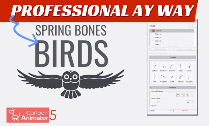 Rig Character Full Body And 360 Face In Cartoon Animator By Monoj Fiverr