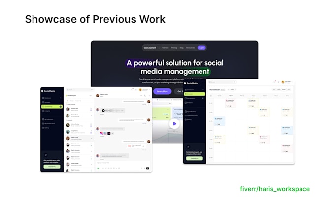 Build ultra ai, saas, or custom libraries in next js or react by Haris_workspace | Fiverr