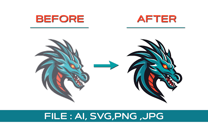 Vector trace logo, vectorize, convert image to vector 24hrs by ...