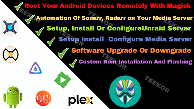 Setup plex, jellyfin, emby with iptv, unraid server, and automate sonarr, radarr by Teewhakorex ...