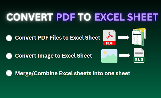 Convert pdf and image to excel sheet by Ayush_excel20 | Fiverr Convert pdf and image to excel sheet by Ayush_excel20 | Fiverr