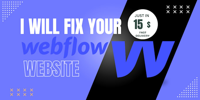 Fix webflow website issues by Skb_typers | Fiverr