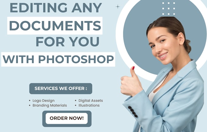 Edit any document for you with photoshop by Samueldavee | Fiverr