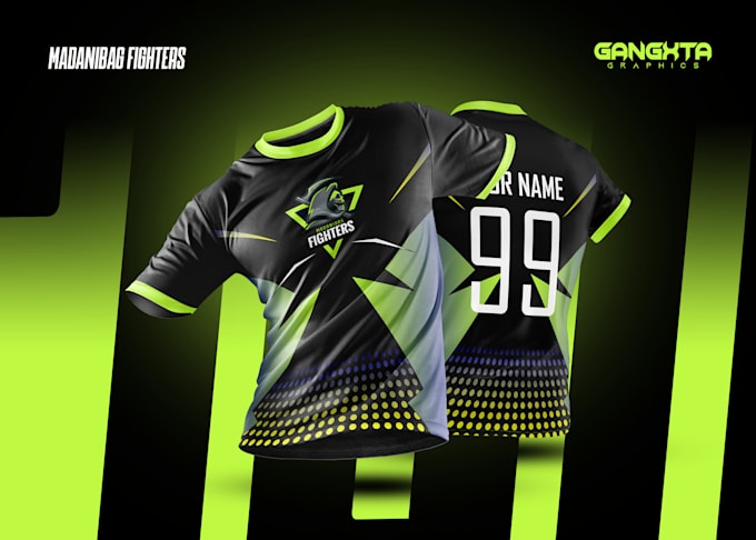 Design custom sublimation jerseys for event by Mi_nassem_ | Fiverr
