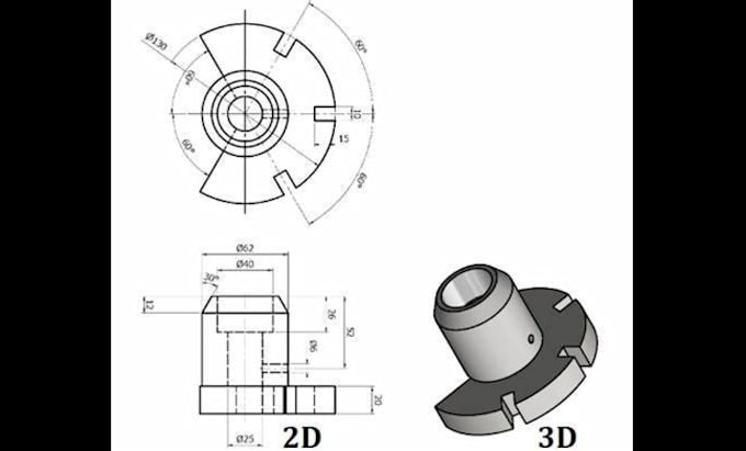 Create professional 2d and 3d cad drawings by Khantilpandya | Fiverr