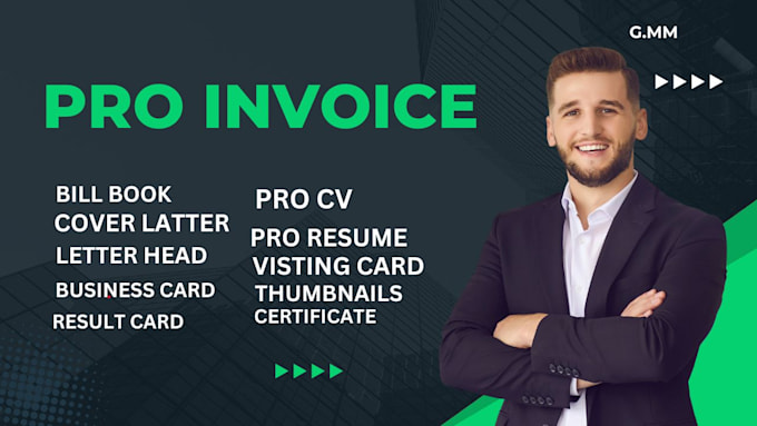 Design invoice bill book create letter head or receipts by ...