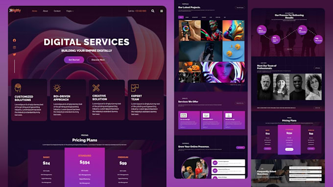 Design clean and responsive modern business website by Webcraftpro_11 ...