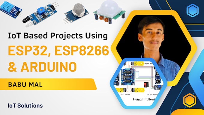 Do Program For Esp32 Esp8266 And Arduino Based Iot Projects By Babu