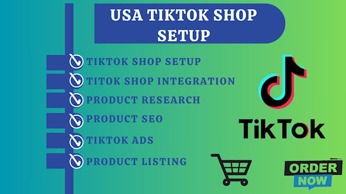 Create usa tiktok shop setup usa tik tok shop by Adeboye891 | Fiverr