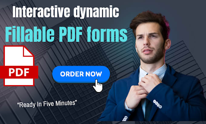 Convert your documents into dynamic fillable pdf forms by Kashif12sk | Fiverr