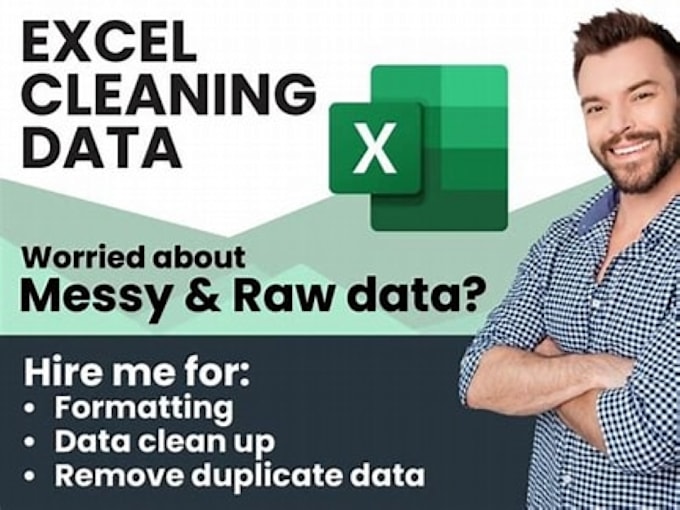 Do ms excel data cleaning , i am an expert in ms excel by Devilgaming589 | Fiverr