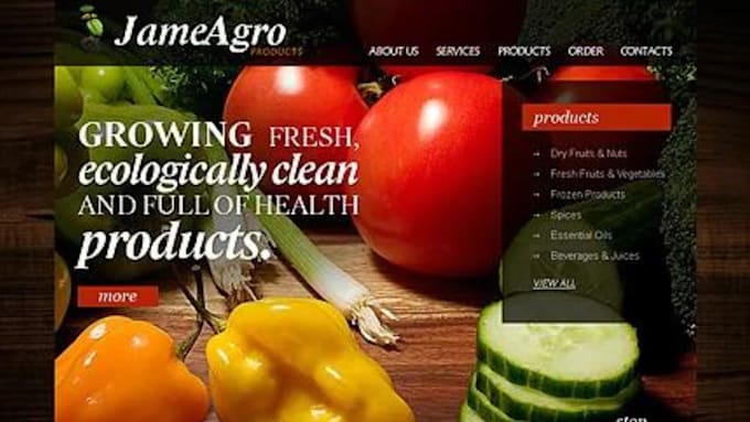 Design a responsive farm website for your farm business by Diorweb_pro ...