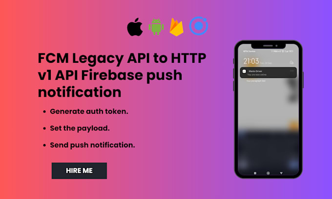 Migrate fcm legacy to http v1 in laravel by Moaviz45 | Fiverr Migrate fcm legacy to http v1 in laravel by Moaviz45 | Fiverr