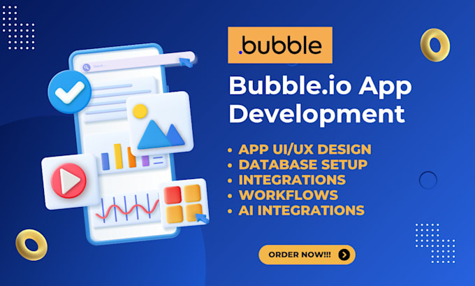 Develop fully functional bubble io app and bubble web app by Adventurousbalo | Fiverr